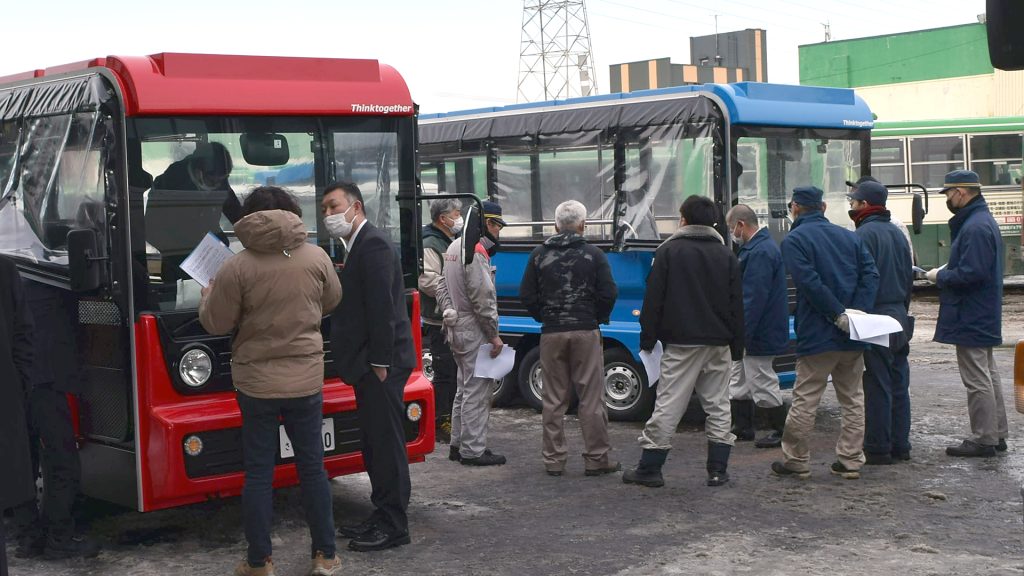 登別市役所様に「eCOM-10」を2台納車しました！ | 株式会社 シンクトゥギャザー